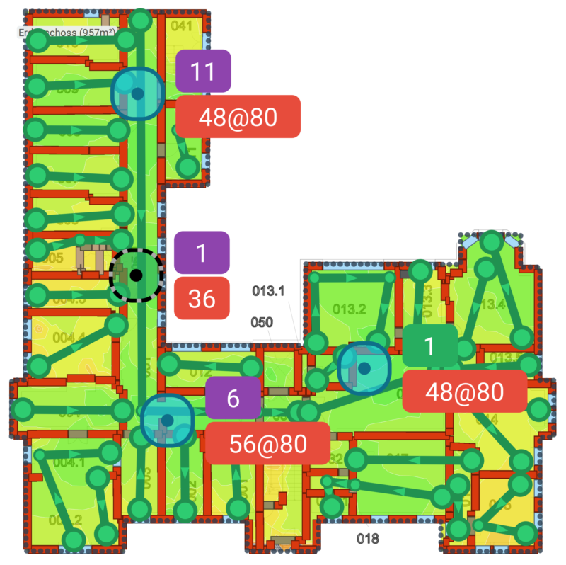 WLAN-Simulation/-Ausleuchtung - DIEP Ingenieure